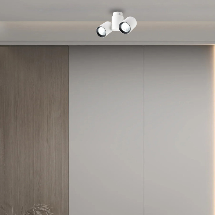 Spot Snow 1xGU10 biała | Light Prestige